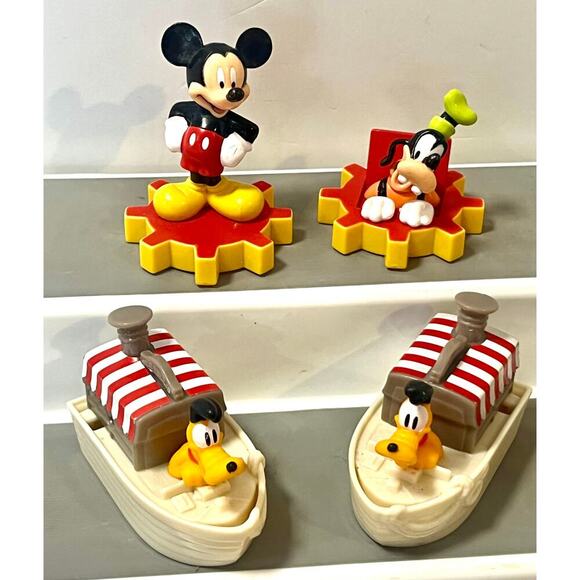 Disney | Toys | Vintage 9s Disney Pluto Boat Nile Nellie Mickey Goody ...